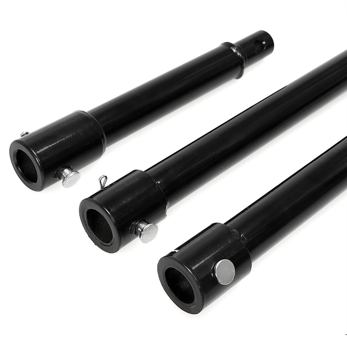 XtremepowerUS3 3 Pieces Auger Extension Drill Bits (8", 12", 20" Length) Extension Earth Ice Auger Extension Set Post Hole Digger Replacement Compatible to 3/4" Shaft