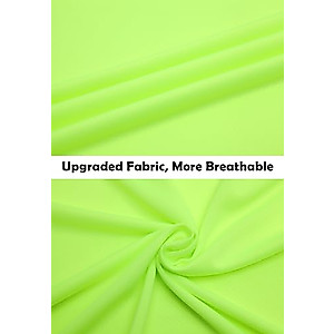 TLRUN Men's Running Tank Top Ultra Lightweight Marathon Singlet Shirts Dry Fit Yoga Workout Sleeveless T-Shirts(X-Large Yellow)