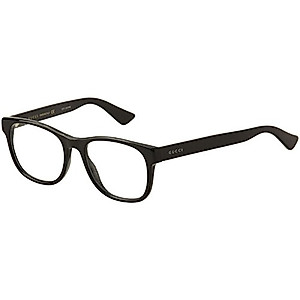Gucci GG0004ON 001 Black Square Full-Rim Men's Eyeglasses