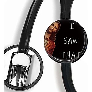 I Saw That Stethoscope Tag,Steth ID Tag,Nurse Badge,StethoscopeTag