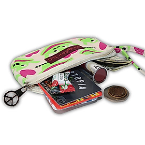 Bungalow 360 Canvas Clutch Coin Purse (Dolphin)