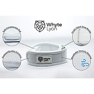 Whyte Lyon Tennis Elbow Brace, 1 Pack, for Women and Men, White