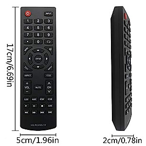 New Replacement Insignia Remote NS-RC4NA-14 for Insignia TV NS-46D400NA14 NS-50D400NA14 NS-39L400NA14 NS-39D40SNA14 NS-32D201NA14 NS-46D40SNA14 - Pre-Programmed