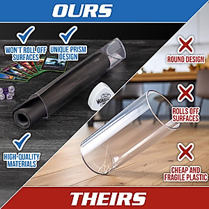 Monster TCG Gaming Prism Playmat Tube(Silver) 2Pk-Won't Roll Off Surfaces-Easy in and Out Design-Store Your Card & RPG Playmats Better - For Pokemon Yugioh MTG Magic the Gathering DND Dungeons Dragons