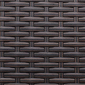 Crestlive Products Aluminum Patio Bar Stools Outdoor Wicker Bar Chairs, All Weather Backyard Furniture in Antique Brown Finish for Pool, Garden, Deck, Indoor, 2 PCS Set (Brown)