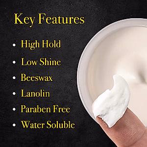 Pete & Pedro HAIR PUTTY - Strong Hold, Matte Finish, Low Shine Hair Clay for Men, Ideal for Hairstyling & Grooming Medium, Messy, & Shorter Hairstyles | Water soluble, As Seen on Shark Tank, .5 oz.