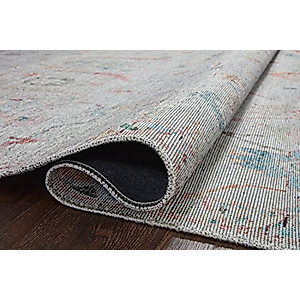 Loloi II Elysium Collection ELY-01 Pebble/Multi 5'-0" x 7'-6" Area Rug