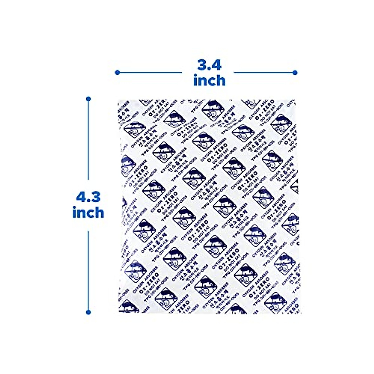 2000 CC [18 Packets] Premium Oxygen Absorbers for Food Storage, Oxygen Scavengers Packets(1 Bag of 18 Packets) - ISO 9001 Certified Facility Manufactured
