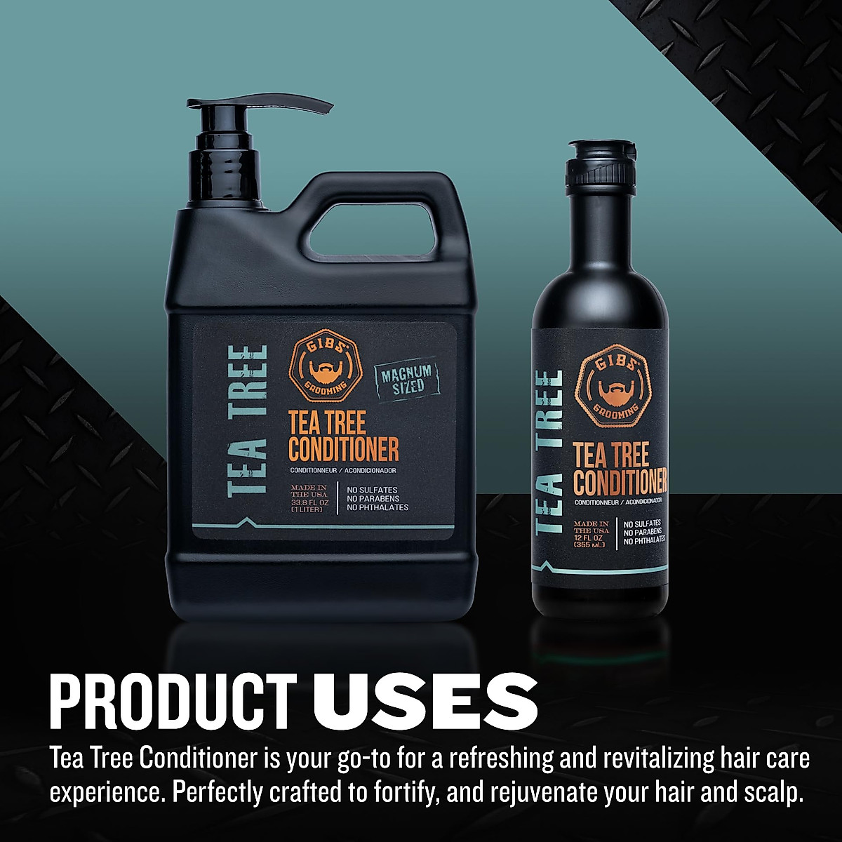 GIBS Grooming Tea Tree Conditioner, 33.8 fl. oz.