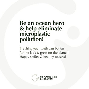 Generation For Change The Plant Based Kids Toothbrush 4 Pack Soft Sustainable Bamboo Toothbrushes | Biodegradable Plastic Free Bristles Made from Castor Oil | Eco Friendly | Zero Waste Products