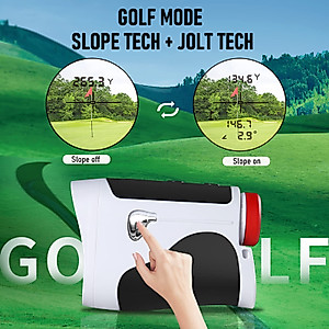AquilaPro G4Pro Golf Rangefinder with Slope, Slope Switch for Golf Tournament Legal, 650 Yards Max Distance Range, 0.5 Yard Accuracy, 6X Magnification, Flagpole Lock with Pulse Vibration…