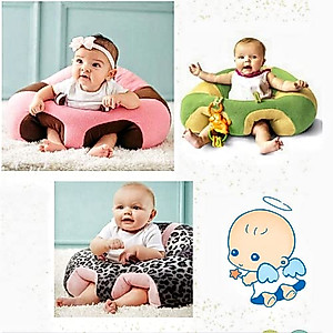 Baby Support Seat,Infant Sitting Chair ,Washable Infant Floor Seats & Loungers,Baby Learning Seat Plush Cushion Toys Baby Comfort Sea (Pink)