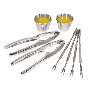 Oggi 8-Piece Stainless Steel Seafood Set