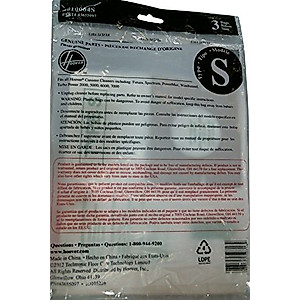 HOOVER Type S Bag (3-Pack), 4010064S,White