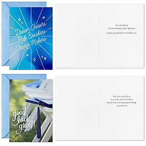 Hallmark Graduation Cards Assortment, You're Going Places (16 Cards and Envelopes, 4 Designs