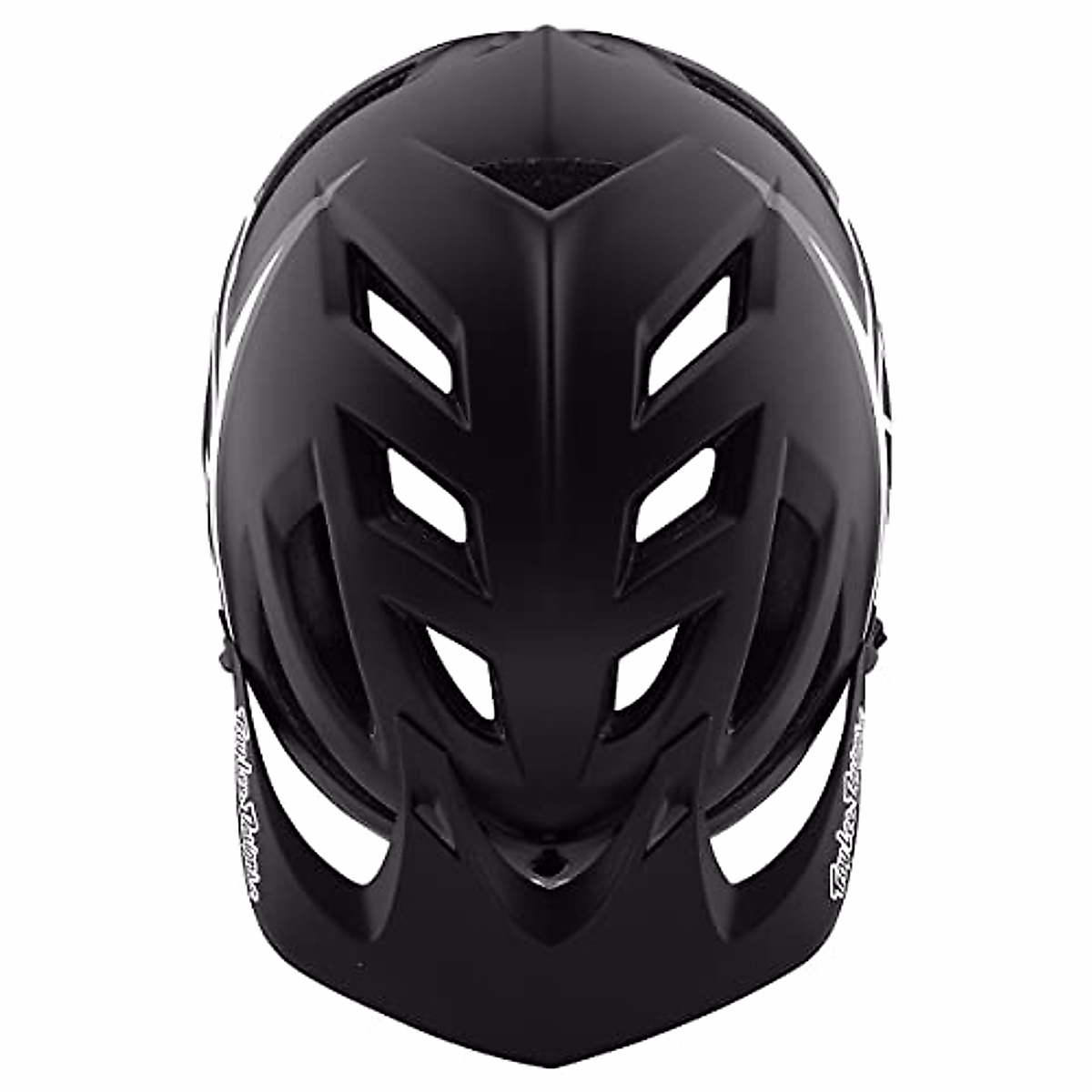 Troy Lee Designs Adult | Trail | All Mountain | Bicycle A1 MIPS Classic Helmet - (Black/White, X-Large/2X-Large)
