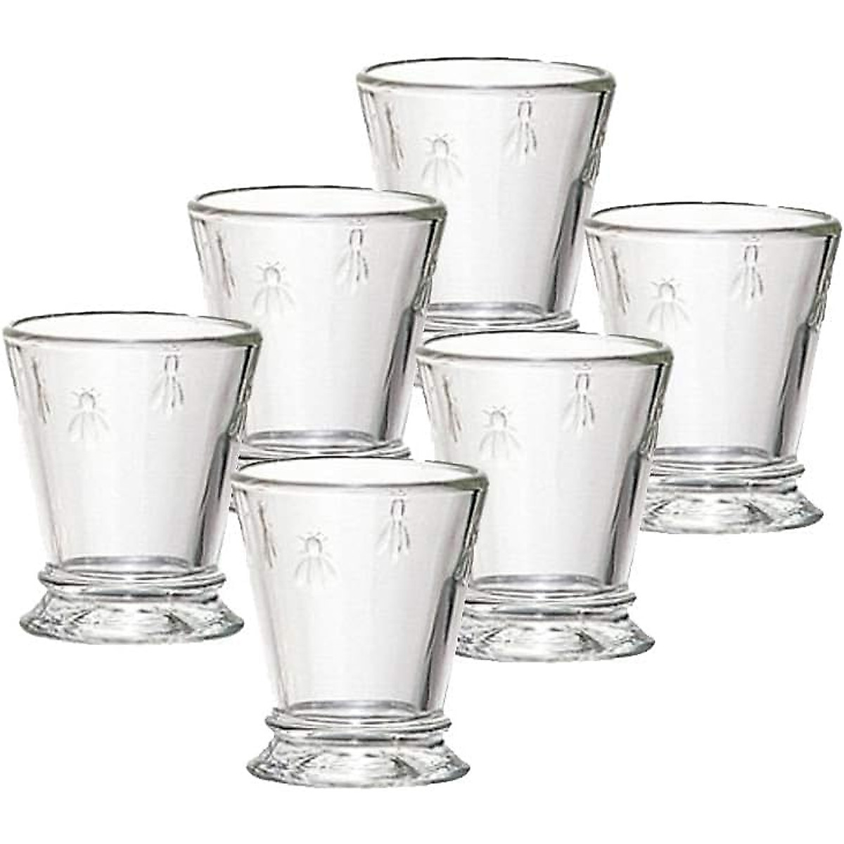 La Rochere Set Of 6, 2-ounce Napoleon Bee Egg Cups/Shot Glasses