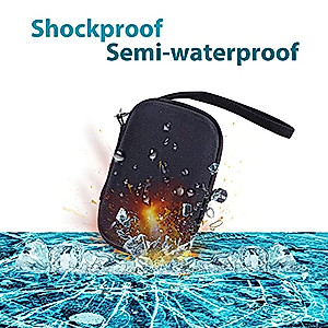 L LTGEM Hard Carrying EVA Case for Canon PowerShot ELPH 360 / 180 / 190 Digital Camera-Storage Protective Bag