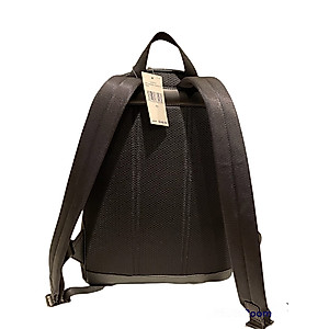 Michael Kors Mens Cooper Logo Backpack Large (Brown Sig / Neon)