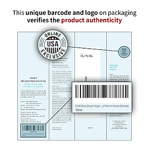 IUNIK Beta-Glucan Vegan Lightweight Non-Sticky Deep Moisture Watery Cream Lotion Daily Moisturizer Quick Absorption Dry Mature Sensitive Fine lines Skin Naturally-Derived Centella Vitamin Korean