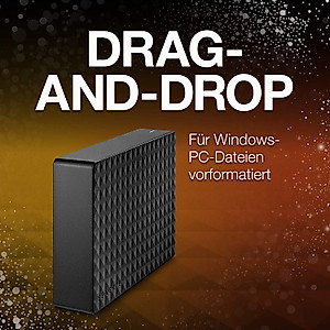 Seagate Expansion Desktop, 16TB, External Hard Drive, USB 3.0, for PC Laptop, 2 Year Rescue Services, Amazon Exclusive (STEB16000402)