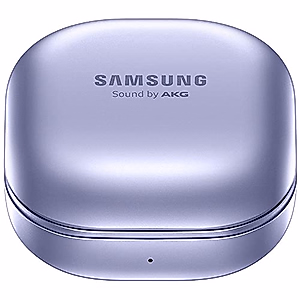 Samsung Galaxy Buds Pro, True Wireless Earbuds w/Active Noise Cancelling (Wireless Charging Case Included), Phantom Violet (International Version) (Renewed)