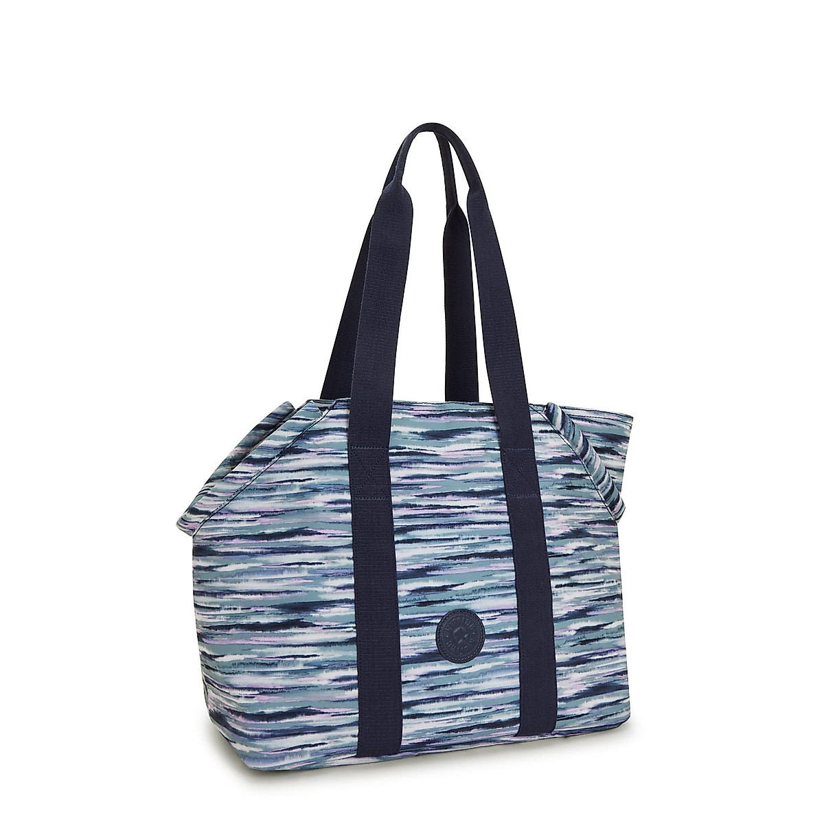 Kipling Art M Pet Tote Bag Brushed Stripes Brush Stripes
