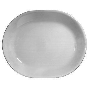Corelle Livingware 12-1/4-Inch Serving Platter, Winter Frost White