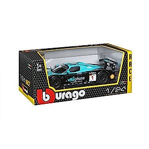 Bburago 1:24 Scale Race Maserati MC12 Model Car (Black/Blue)