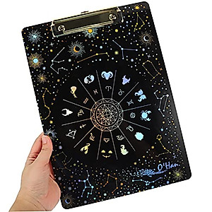 4pcs Conference Convenient Storage Letter Case Document Profile Low Holder Exam Portable Board Writing Fashion File Size Pattern Clip Clipboard Paper Nurses