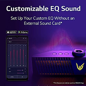 LG Ultragear GP9 - Portable Gaming Speaker with DTS Headphone:X, Hi-Fi Quad DAC, Microphone for Voice Chat, 5 Hour Battery Life, Hi Resolution Audio, Bluetooth