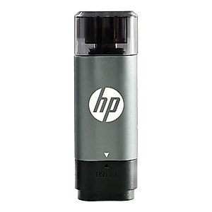 HP 128GB x5600c USB 3.2 Gen 1 Type-C Dual Flash Drive for Android Devices and Computers - External Mobile Storage for Photos, Videos, and More