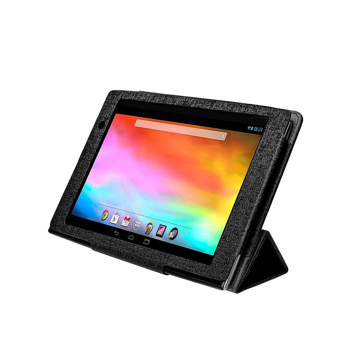 Gigaset 8" Tablet Folio Case, Black - Compatible with iPad Mini, QV830, LePan Mini and Other 8" Tablets
