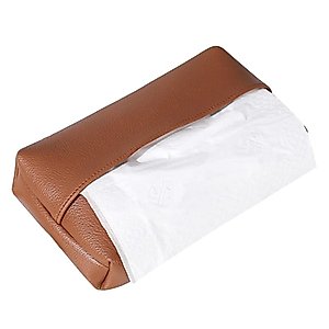 Paper Towel Holder Tissue Box for Tissue Covers for Automobile Dinning Table (Color : Brown)