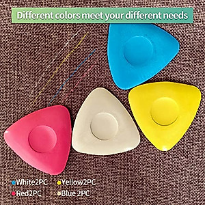 Aufisi Professional Tailors Chalk 8PCS, Triangle Sewing Chalk Fabric Markers - Sewing Notions & Accessories