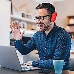 Geekria Silicone Skin Cover for AirPod Max Headphones, Scratch Protection Case/Earpieces Cover/Headset Speakers Skin Protector (Red)