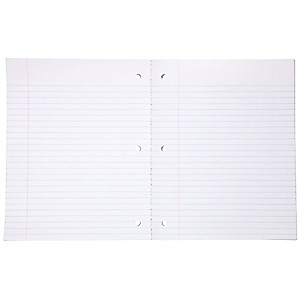 Mead Notebook, 1 Subject, Wide Ruled Paper, 80 Sheets, 10-1/2" x 8", Wireless Neatbook, Black (05222AA5)