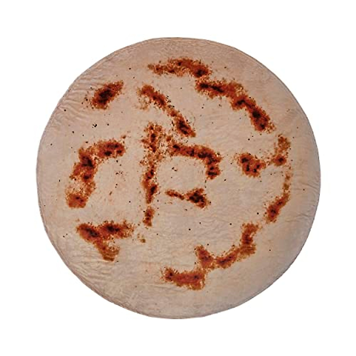 Arepa Blanket, Cobija de Arepa, Venezuelan, Colombian, Double-Sided Throw Blanket, Flannel Arepa Criolla, Soft Throw Blanket, Fun Gift, Novelty, 71 inches, Regalo