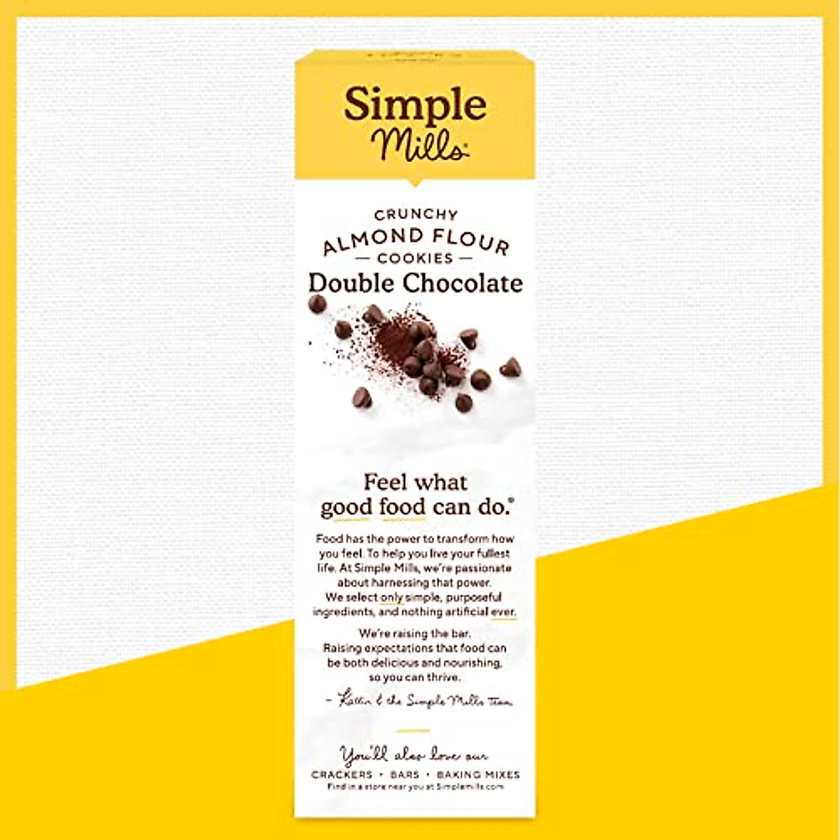 Simple Mills Almond Flour Crunchy Cookies Variety Pack (Chocolate Chip, Double Chocolate Chip, Toasted Pecan) - Gluten Free, Vegan, Healthy Snacks, Made with Organic Coconut Oil, 5.5 Ounce (Pack of 3)