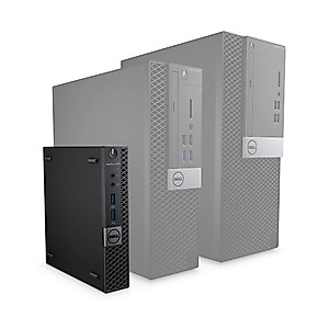Dell Optiplex 7040 Micro Form Factor Desktop, Intel i7 6700T 2.8Ghz, 16GB DDR4, 1TB NVMe M.2 SSD, HDMI, Windows 10 Pro (Renewed)
