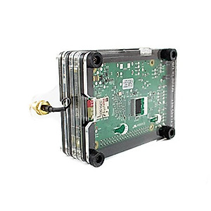 C4Labs Zebra Case Kit for Adafruit GPS HAT and Raspberry Pi 4B 3B, 3B+, and Pi 2B
