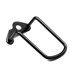 Cayanmydery Black Universal Bike Bicycle Rear Derailleur Guard Rack Protector, Rear Gear Shifter Chain Guard