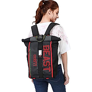 FIREFIRST X Radio Eva - Evangelion Roll Backpack for Men & Women Water Resistant Casual Daypack