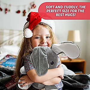 Bundaloo Plush Peek-A-Boo Bunny Animated Singing Play Along Stuffed Animal for Kids - Plays Games and Sings Songs (Peek-A-Boo Bunny)