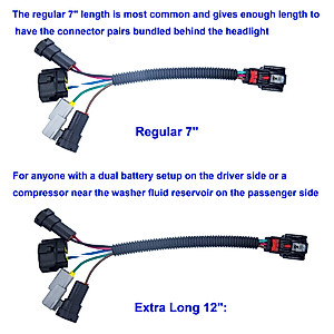 Sheisor Upgrading LED Headlight Conversion Harness, Upgrade Headlamp Wire Harness Compatible with 2016-2023 Toyota Tacoma to Use 2020+ LED Headlights (Not for SR SR5)
