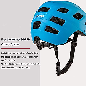 Bike Helmet, OnBros Mountain Bike Helmets for Men and Women, Bicycle Helmet with Visor, Lightweight Adult Bike Helmet, Skate Cycling Helmet