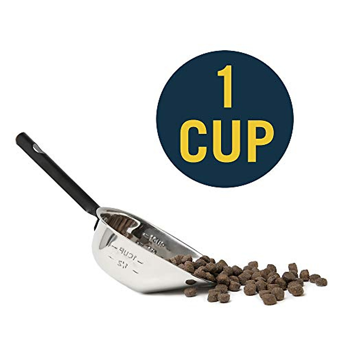OurPets Durapet Stainless Steel Food Scoop, 1 Cup
