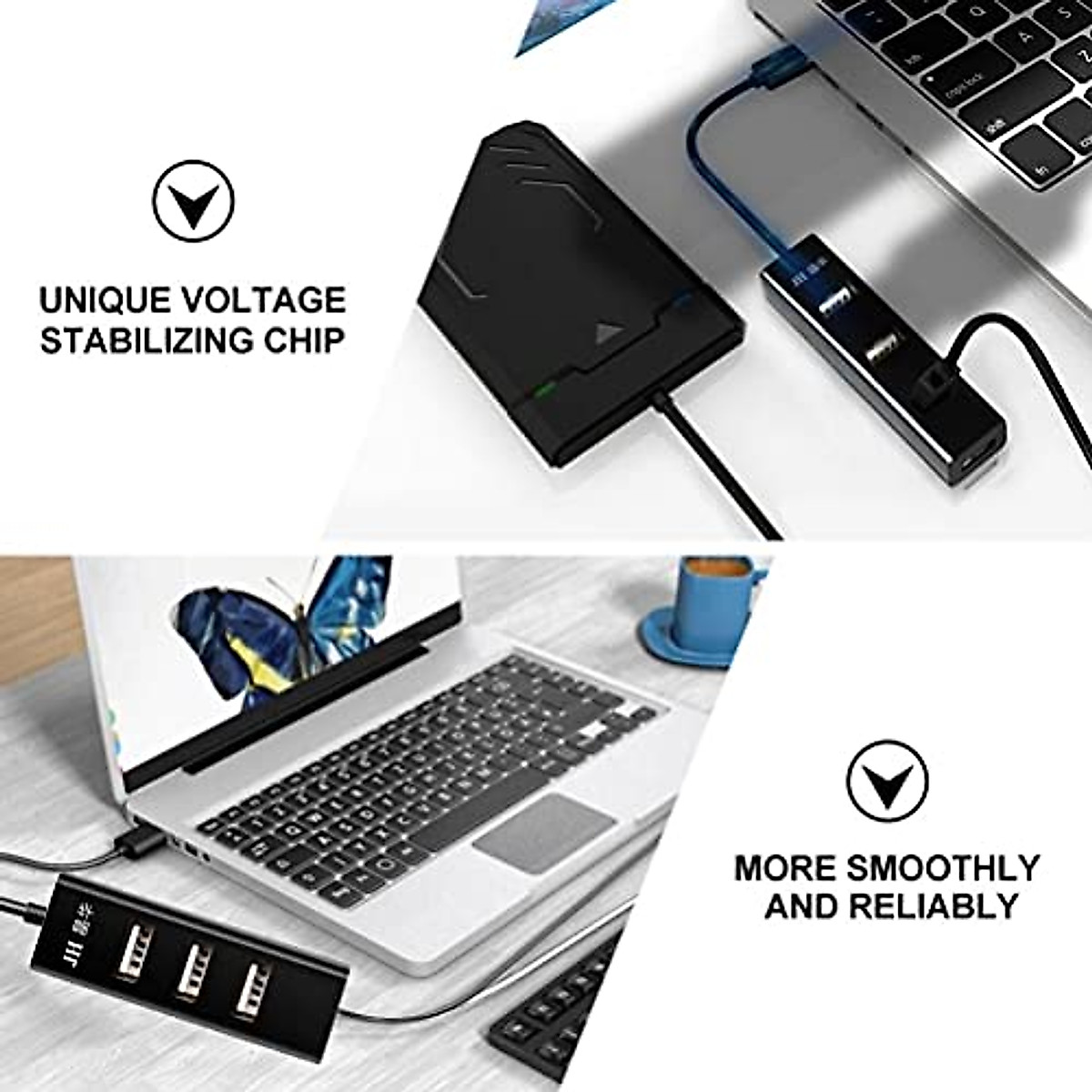 OSALADI USB Hub USB Hub USB Hub USB Hub USB Hub USB Cable High Speeds 4 Port USB 2. 0 Multi HUB Splitter Expansion Cable Adapter USB A Hub USB Cable USB Cable USB Cable USB Cable USB Cable