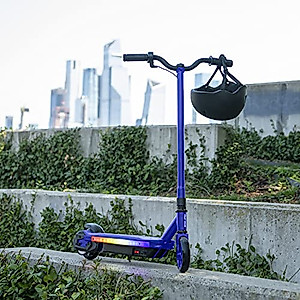 Jetson Echo X Kids Electric Scooter, Lava LED Light-Up Deck, Thumb Throttle, 80-Watt Motor, Up To 9 MPH, Run Time Up To 40 Minutes, Ages 8+, Blue, JECHOX-BLU