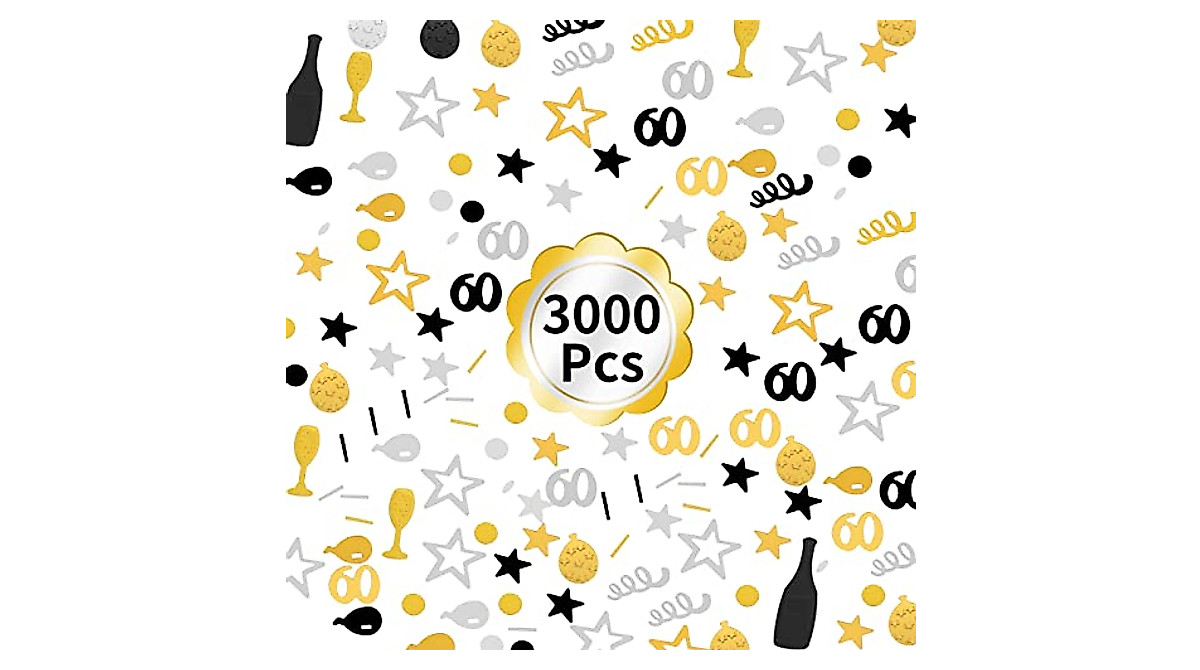 3000 Birthday Confetti - Celebrate in Style!
